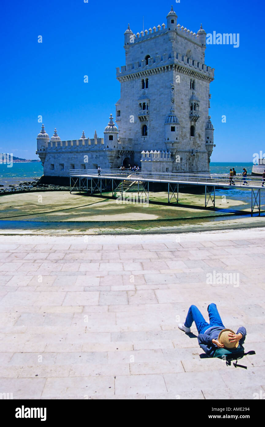 Belem tower views hi-res stock photography and images - Alamy
