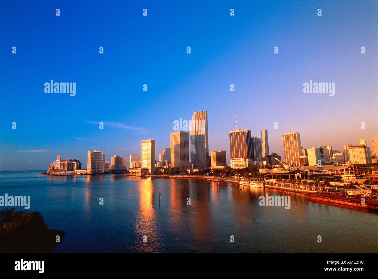 Miami Skyline Sunrise