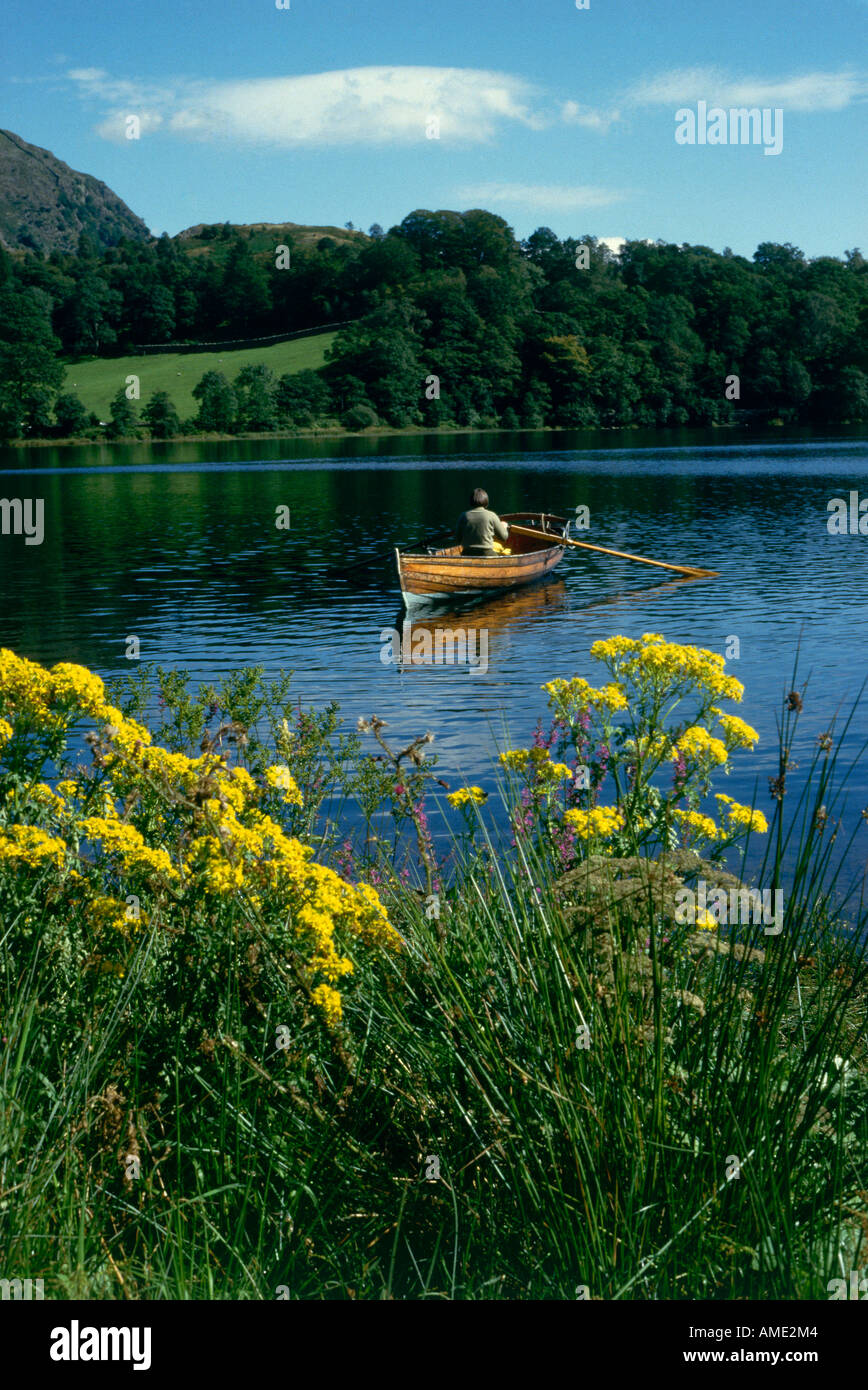Grasmere lake england island hi-res stock photography and images - Alamy
