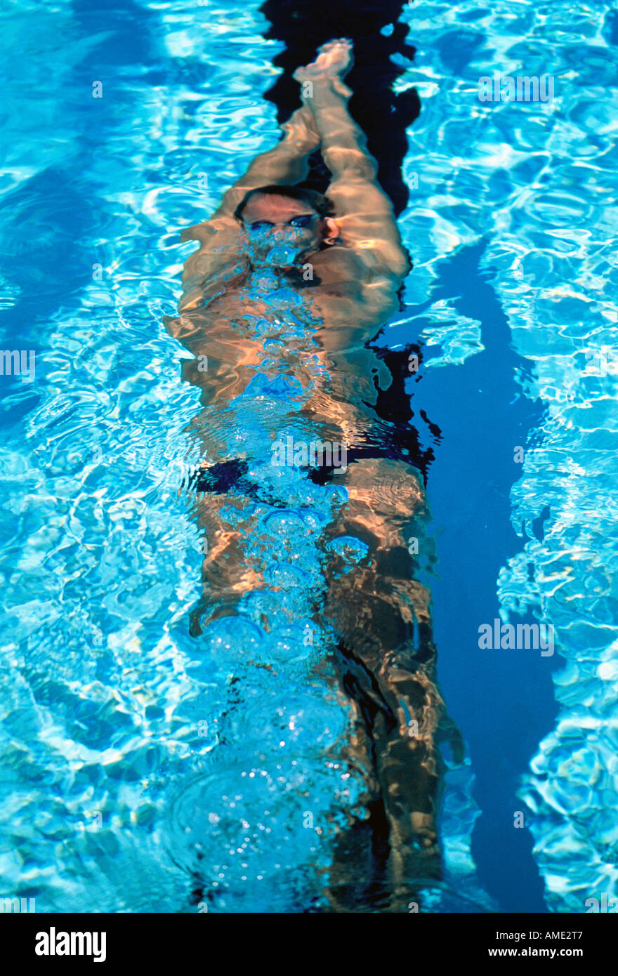 Overhead sports swimming pool hi-res stock photography and images - Alamy
