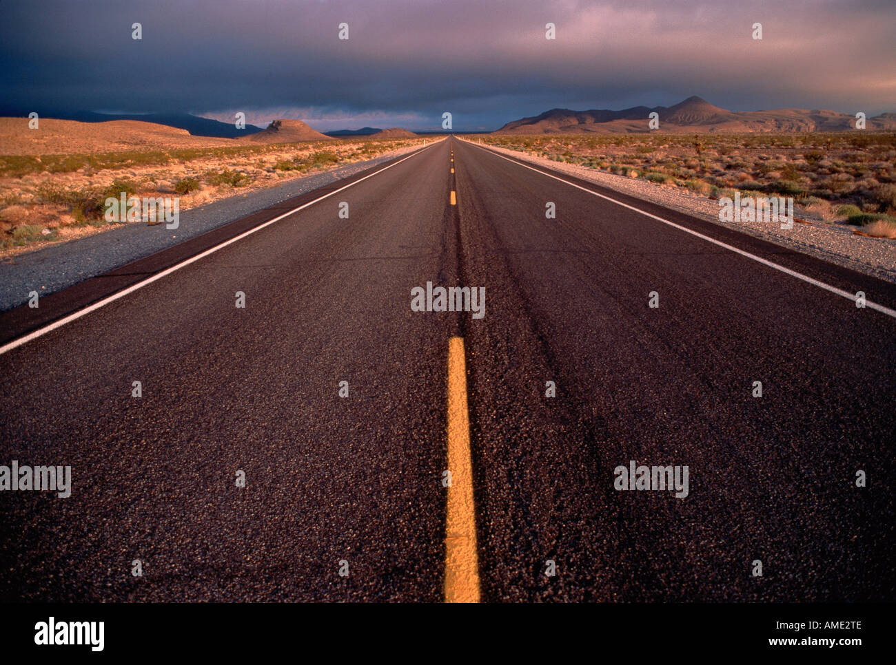 Road Nevada, USA Stock Photo - Alamy