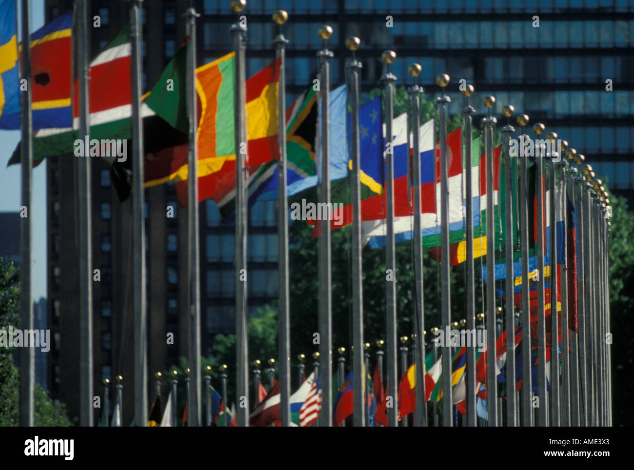 United nations flags hi-res stock photography and images - Alamy