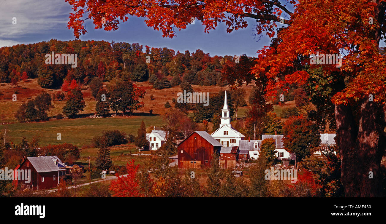 Village of waits river in vermont hi-res stock photography and images ...