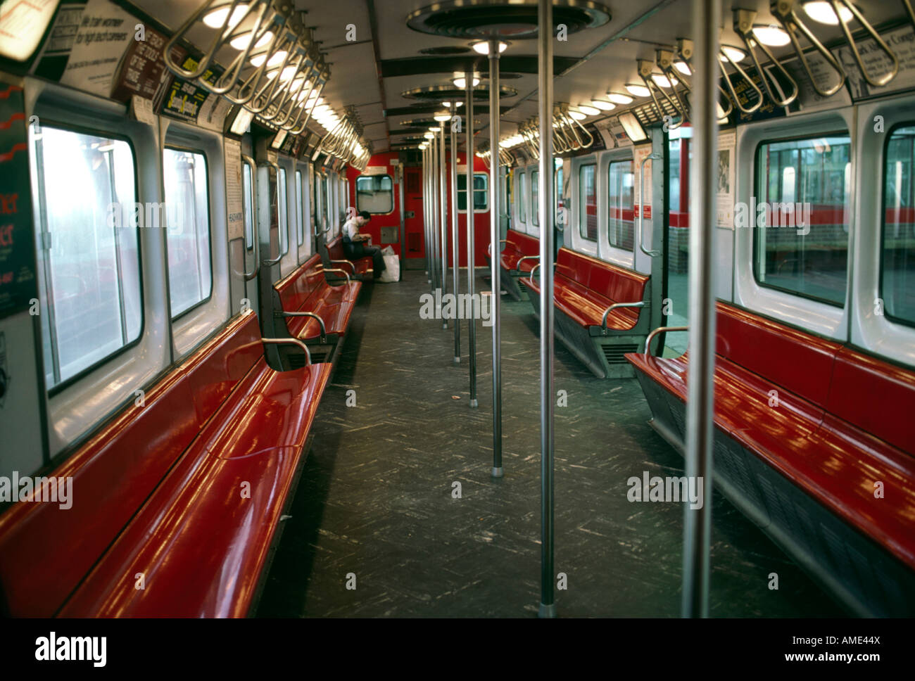 Public transportation subway car Stock Photo - Alamy