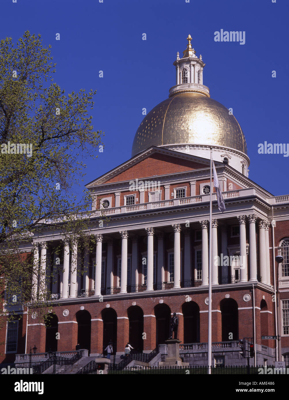 U S A Boston State House Stock Photo - Alamy