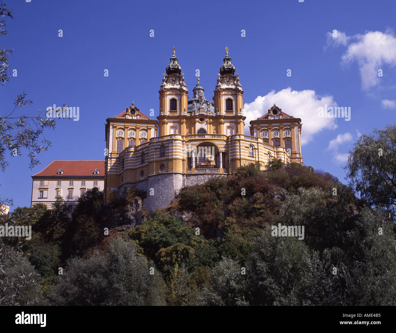 Austria Melk Benedictine Abbey monastery Stock Photo - Alamy