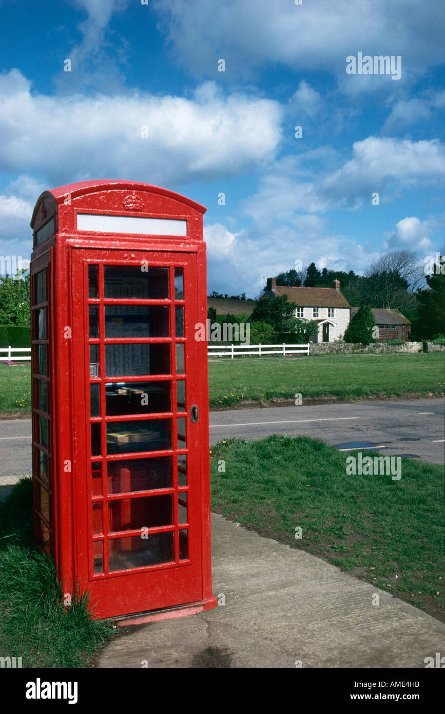 Red telephone box Stock Photo - Alamy
