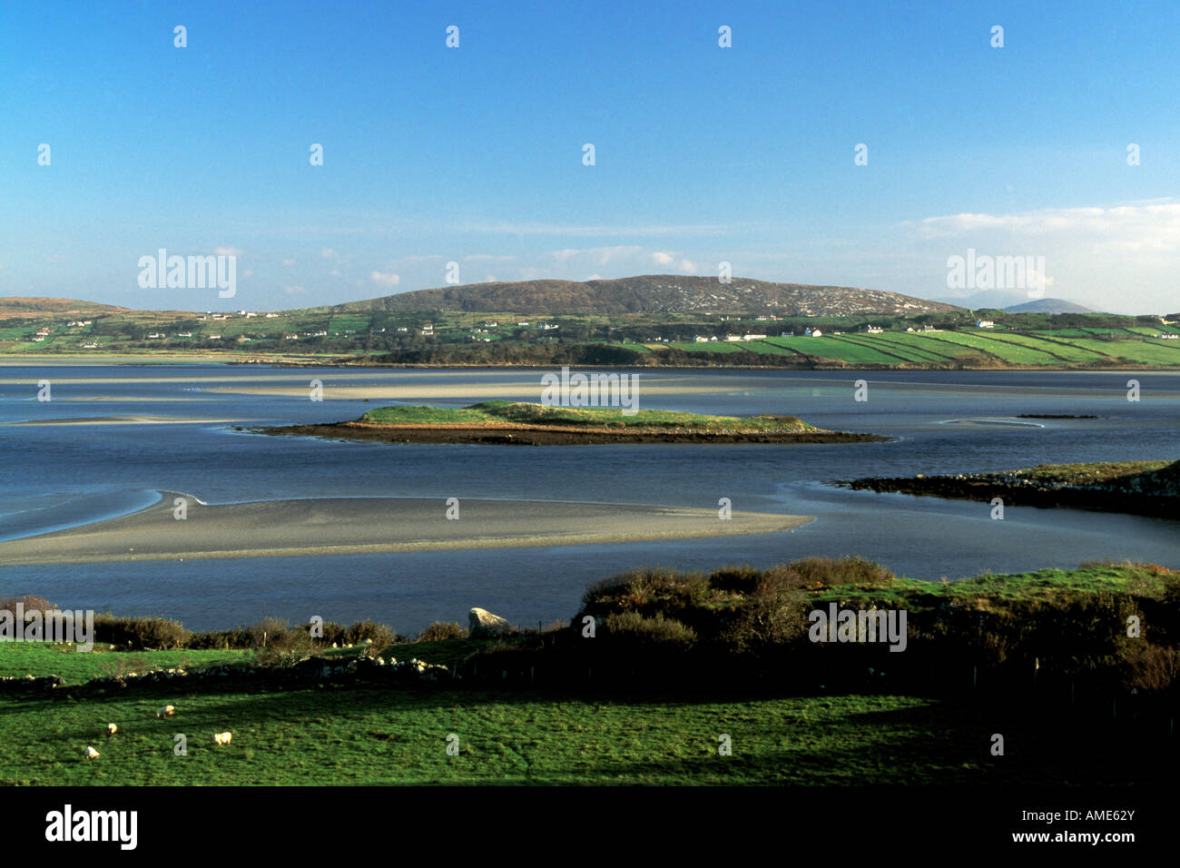 irish sea inlet on the atlantic ocean Stock Photo - Alamy