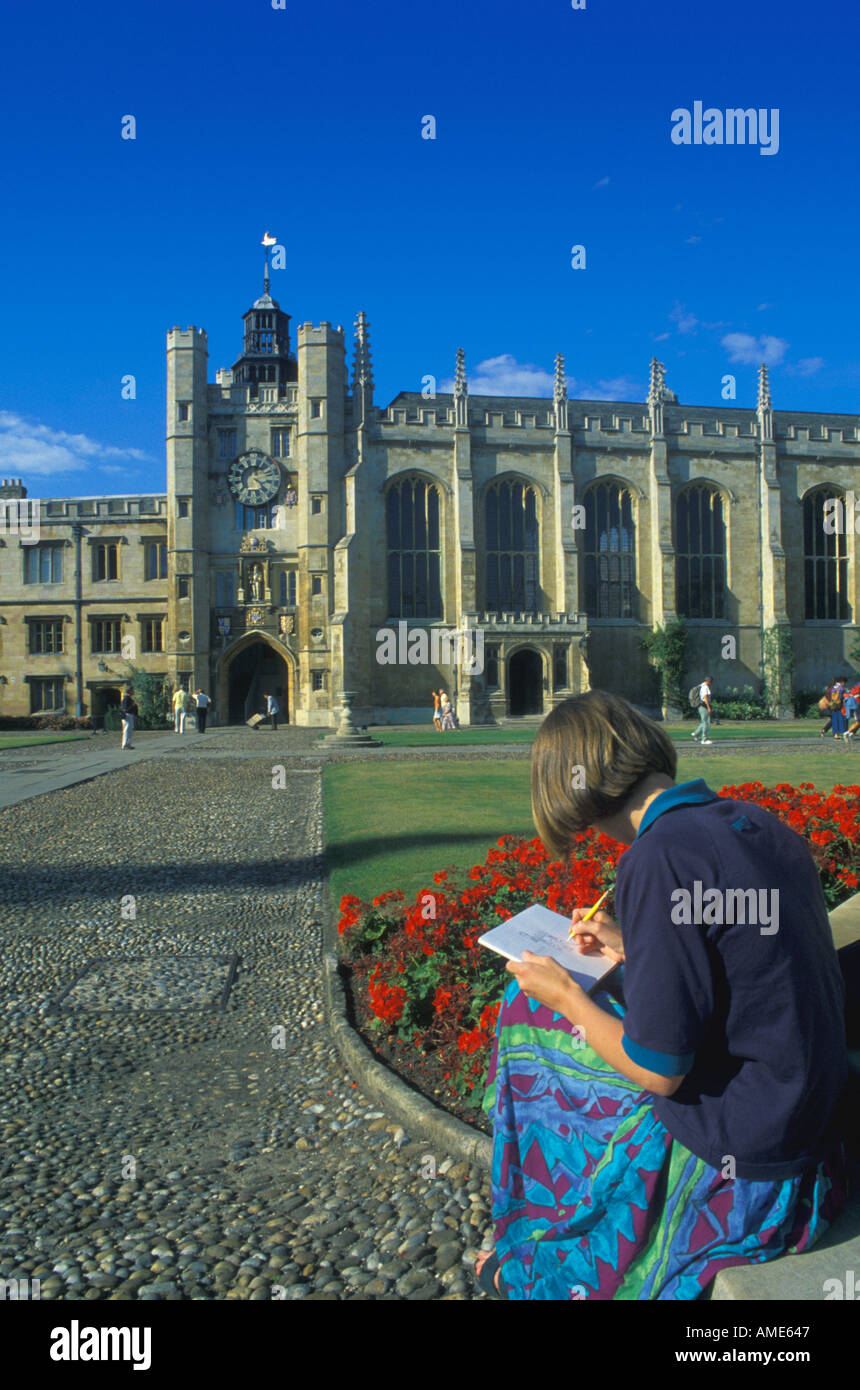 Trinity cambridge painting hi-res stock photography and images - Alamy