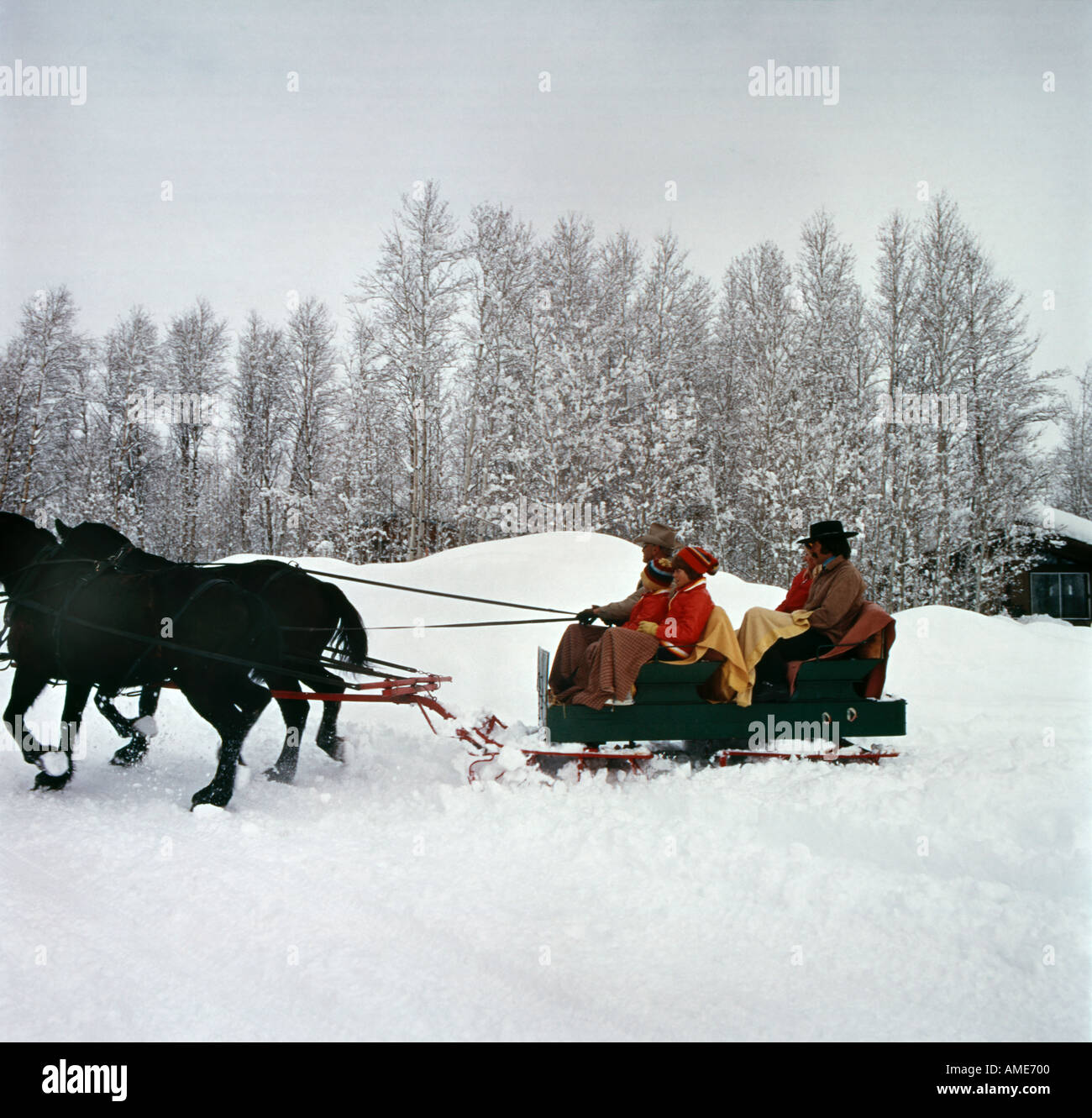 Sleigh ride hi-res stock photography and images - Alamy