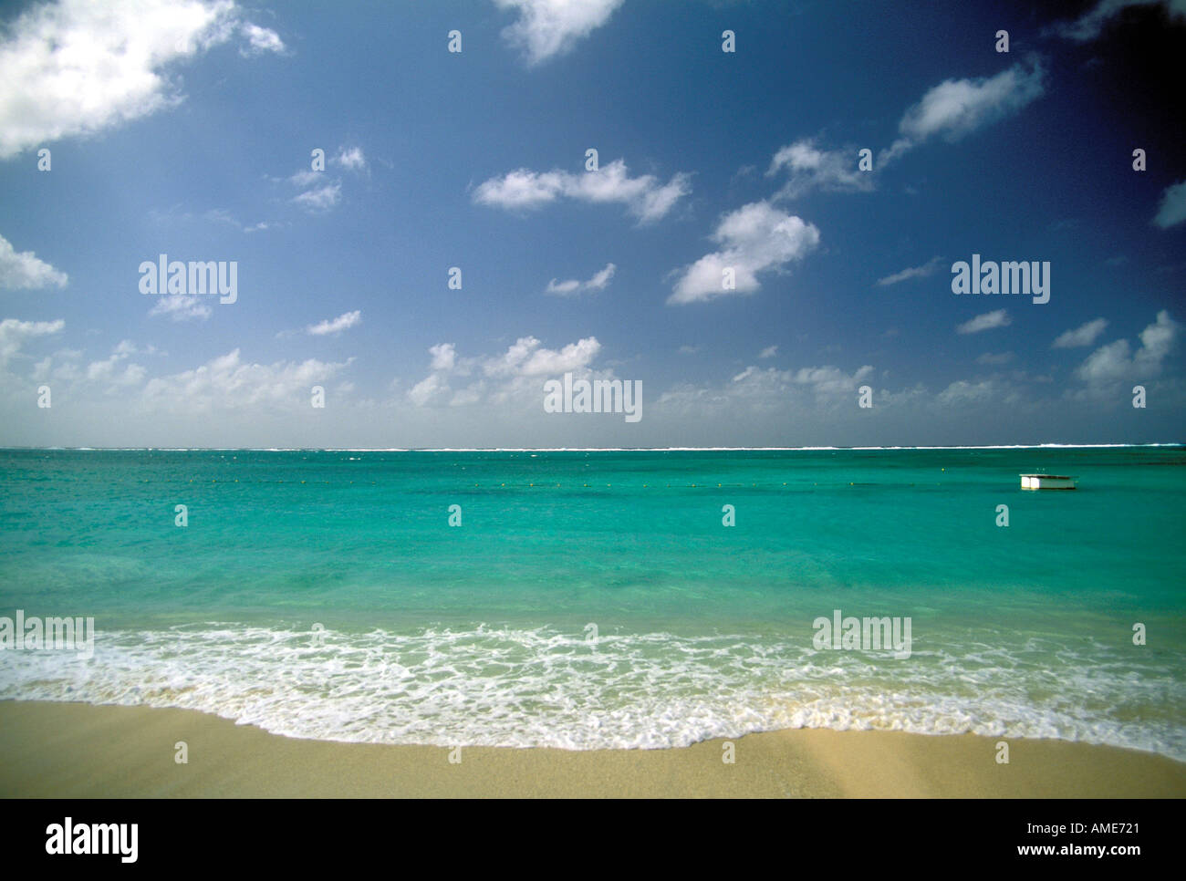Mauritius Beach and Sea Stock Photo - Alamy