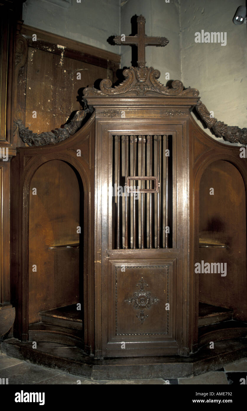 Confessional Of A Church High Resolution Stock Photography and Images ...