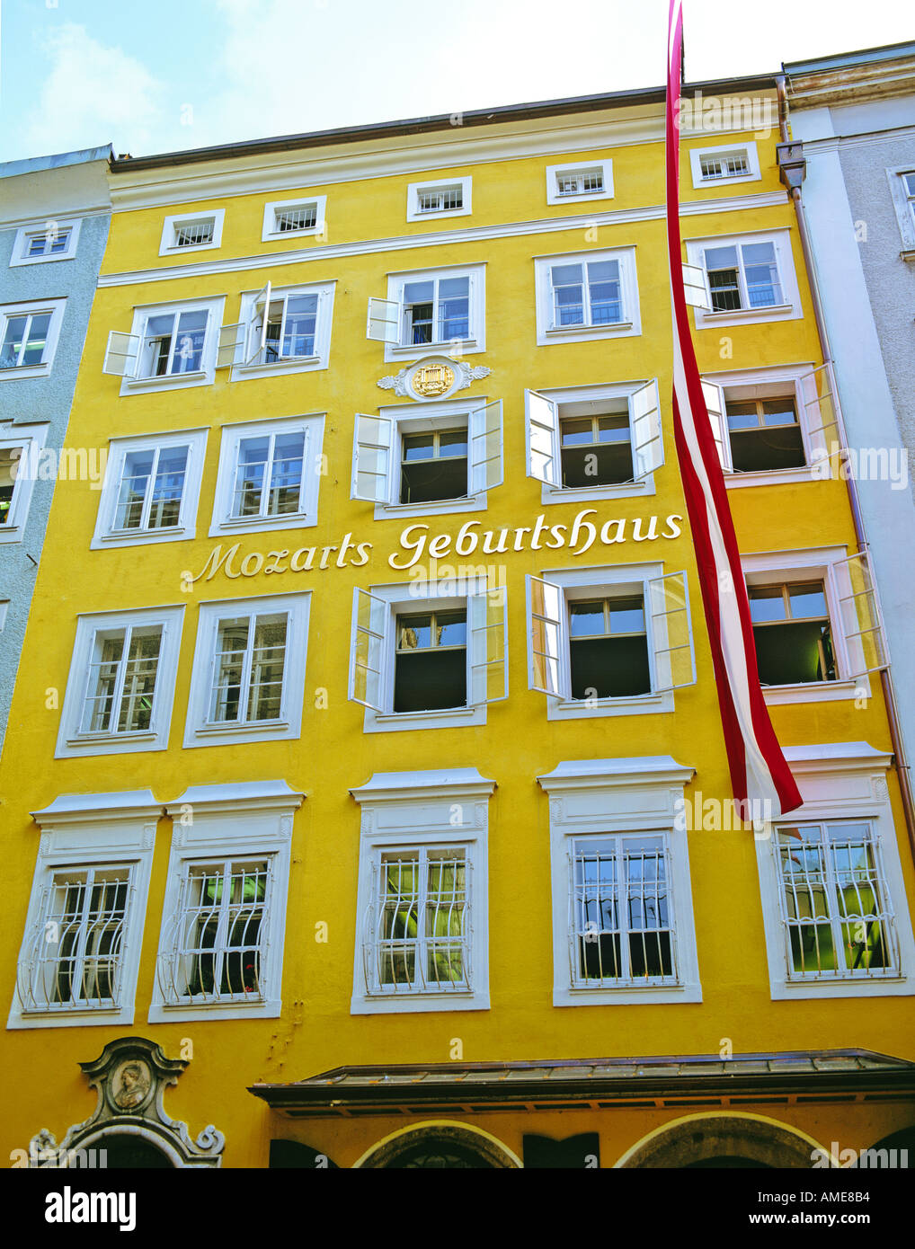 Mozart’s Birth-House in Salzburg Austria Stock Photo - Alamy