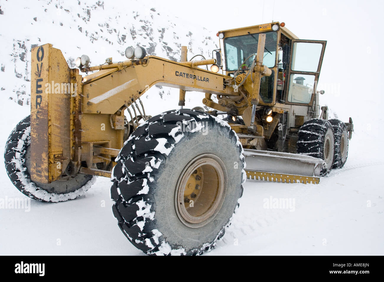 Caterpillar motor grader hi-res stock photography and images - Alamy