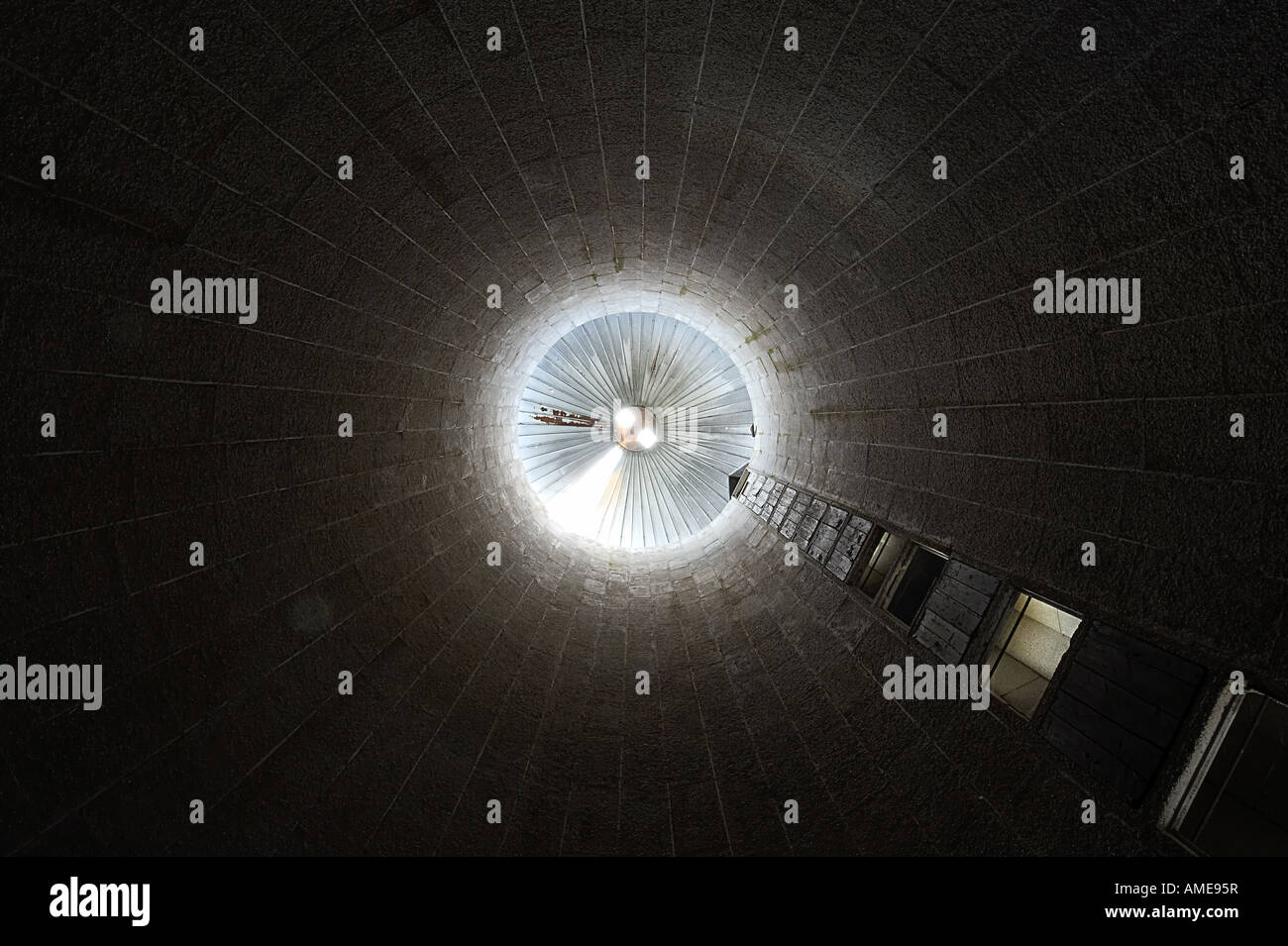 Inside a Silo Stock Photo - Alamy