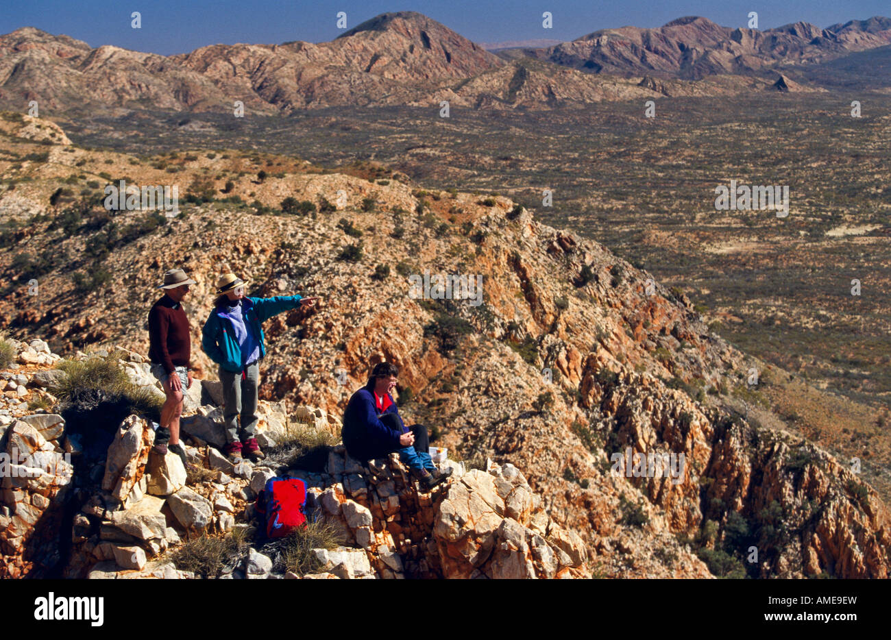 Larapinta Trail, Central Australia, horizontal Stock Photo - Alamy