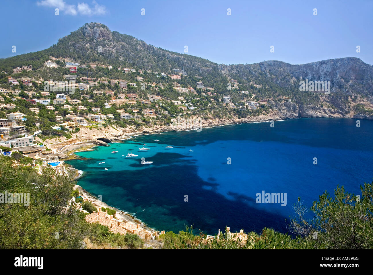 Cala LLamp. Mallorca Island. Spain Stock Photo - Alamy