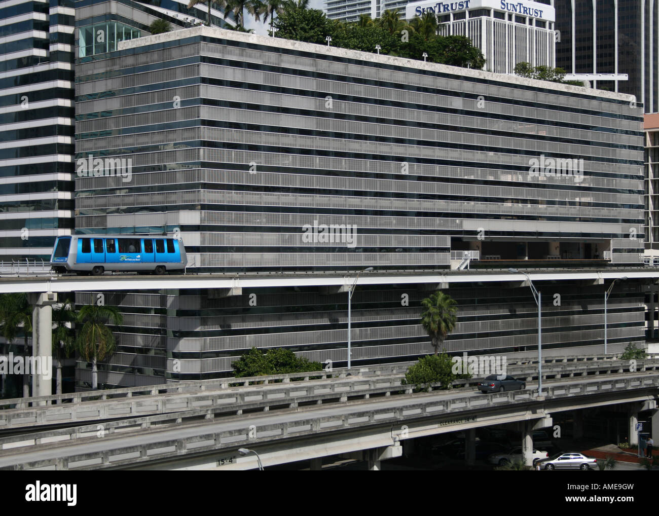 Metromover Station Downtown Miami Florida Stock Photos & Metromover ...