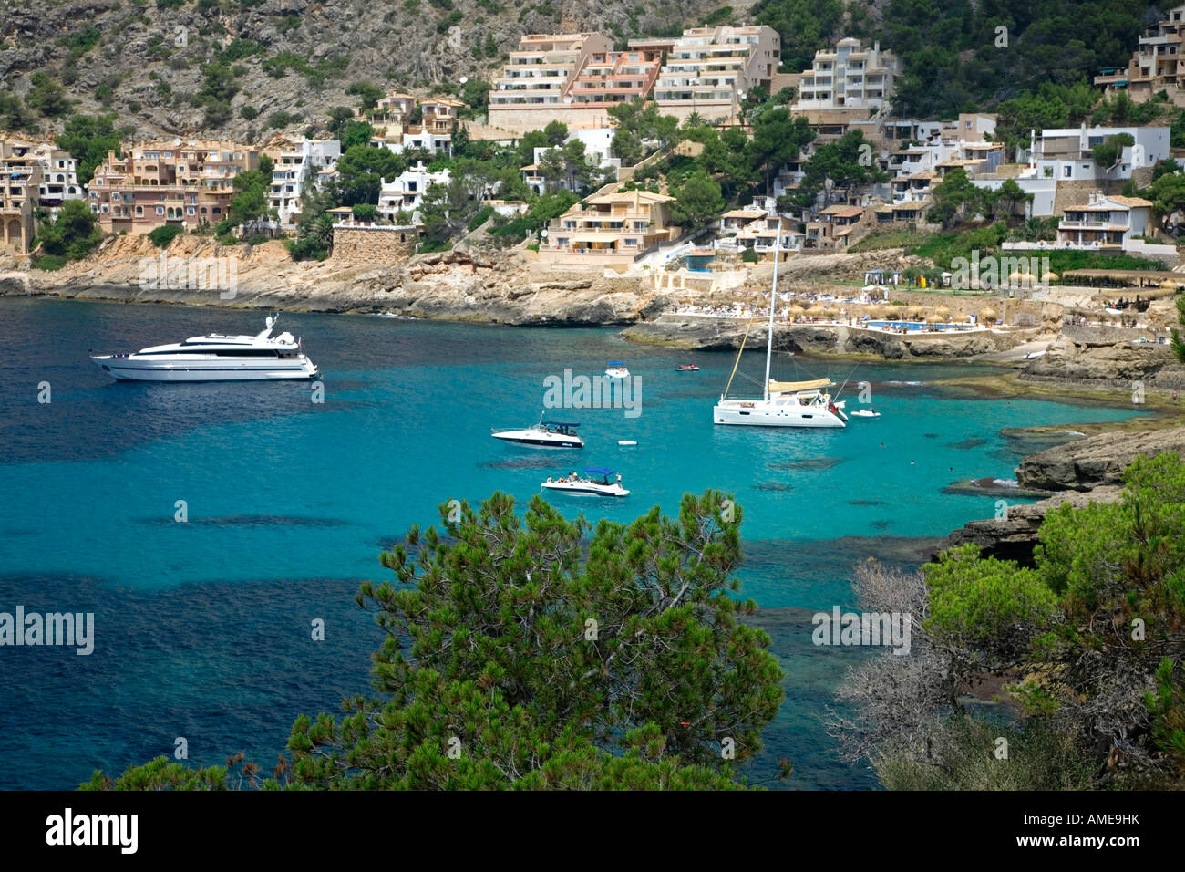 Cala LLamp. Mallorca Island. Spain Stock Photo - Alamy