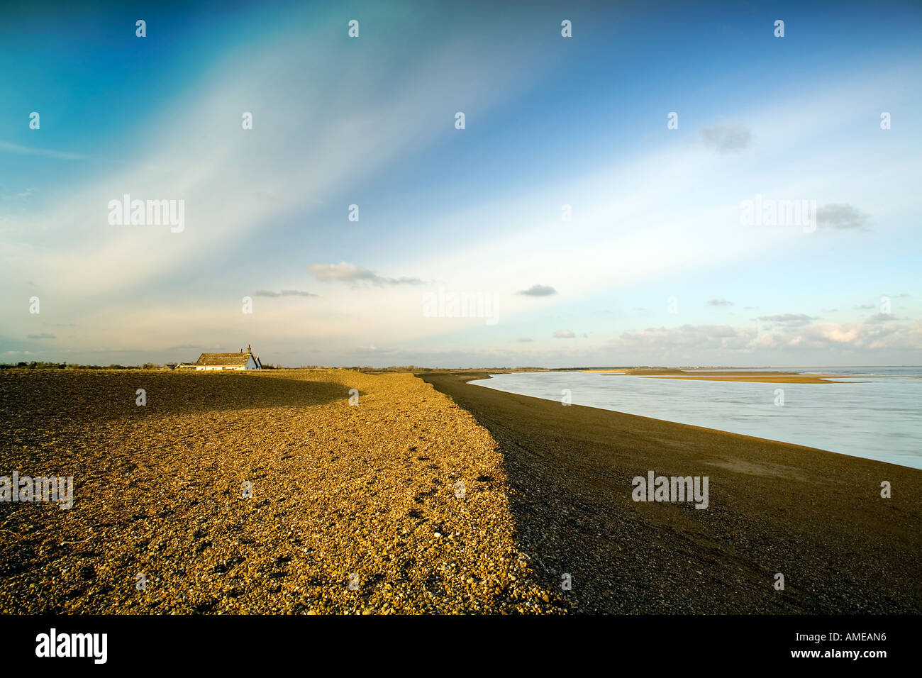 Shingle Street, Suffolk Stock Photo - Alamy