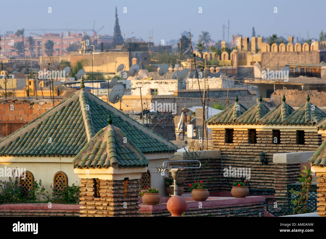 View rooftops marrakesh skyline hi-res stock photography and images - Alamy