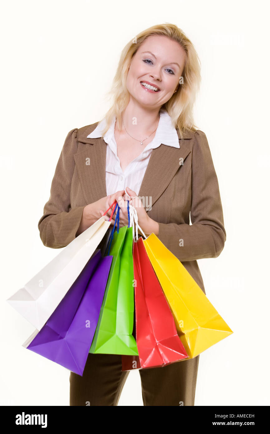 Business casual shopper Cut Out Stock Images & Pictures - Alamy