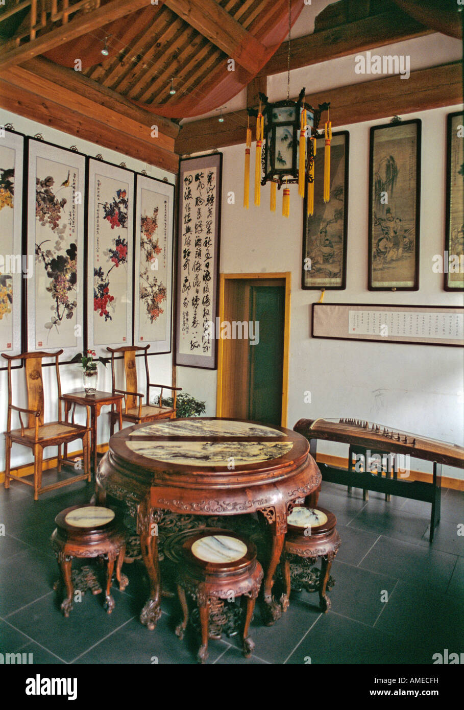 a room in a family house of the last empress of china in beijing Stock ...