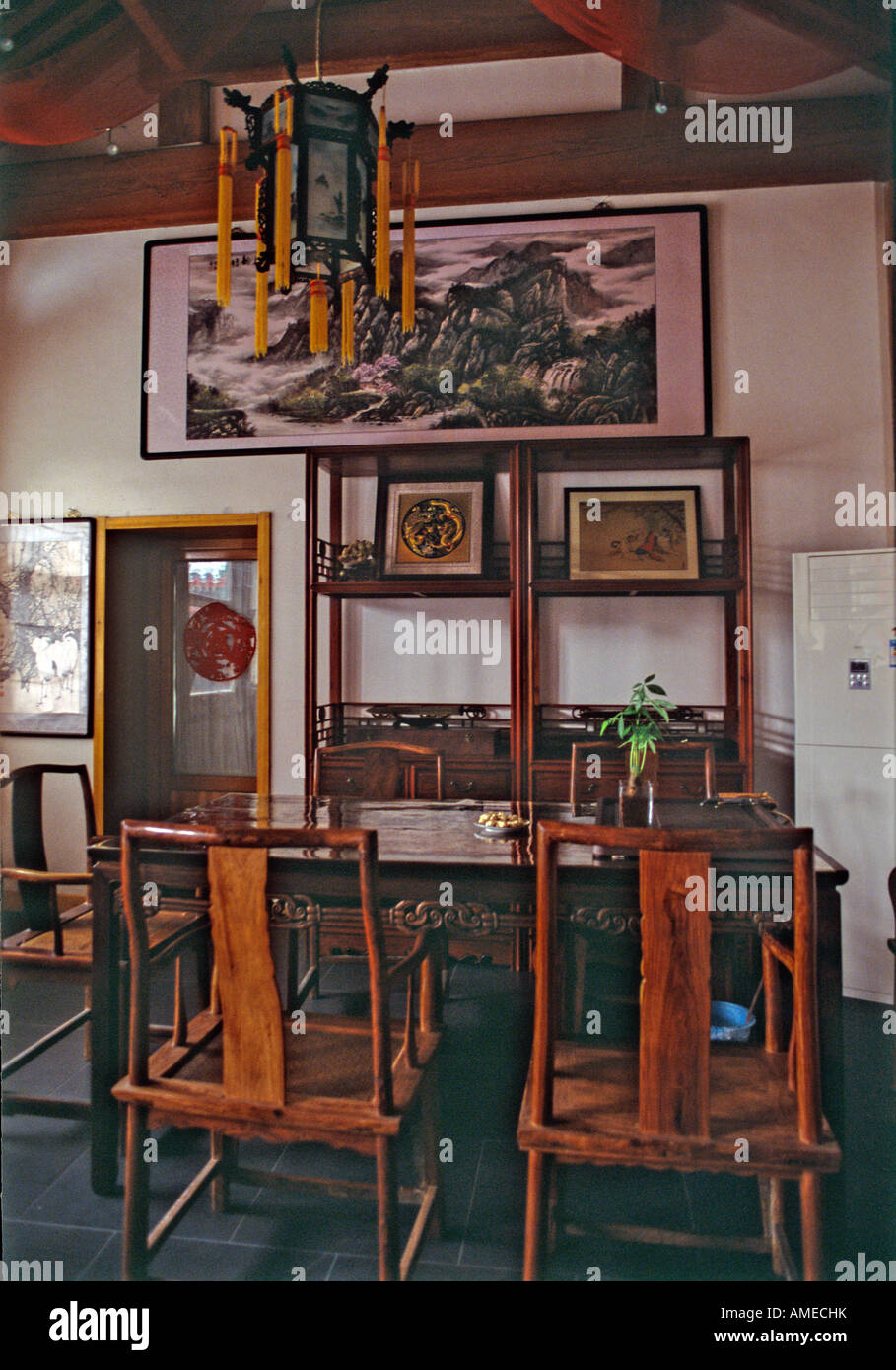a room in a family house of the last empress of china Stock Photo - Alamy