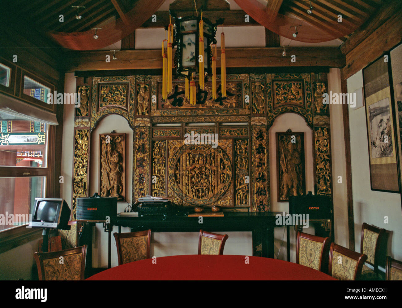 a room in a family house of the last empress of china Stock Photo - Alamy