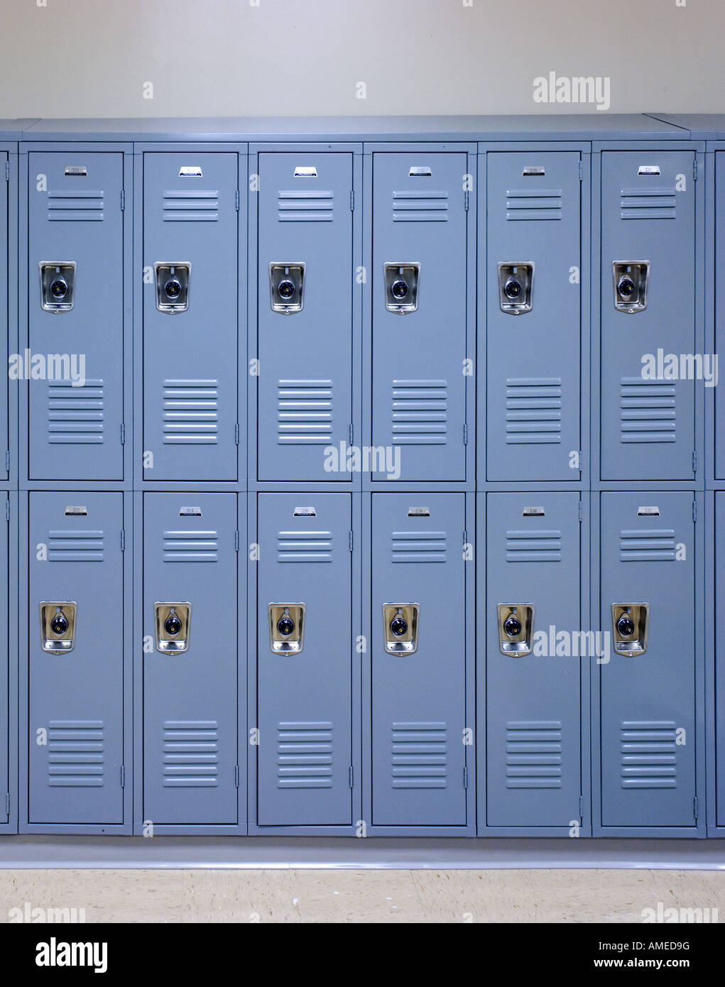 Blue School Lockers