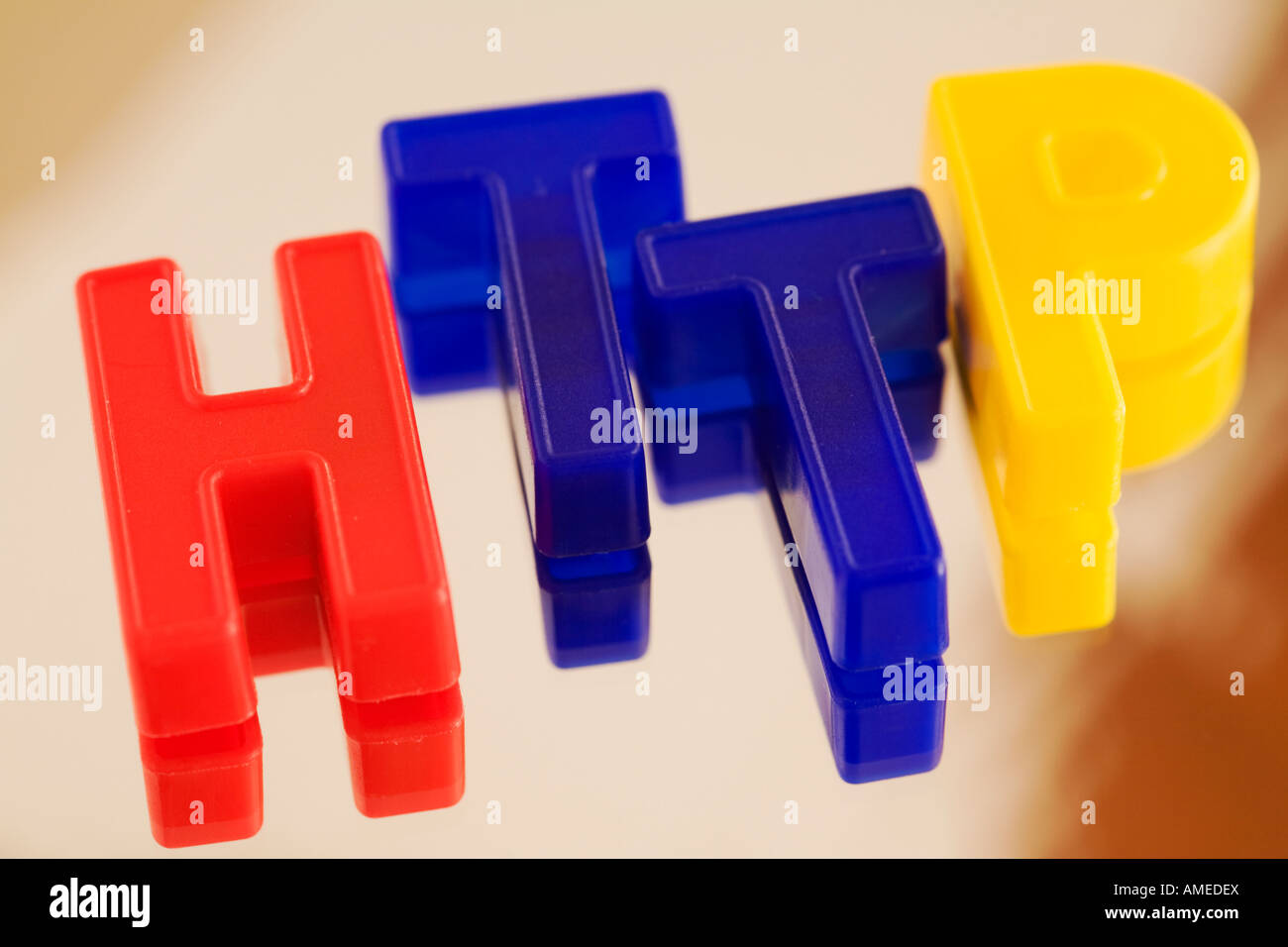 Internet Connection http symbol made of colourful letters Stock Photo ...