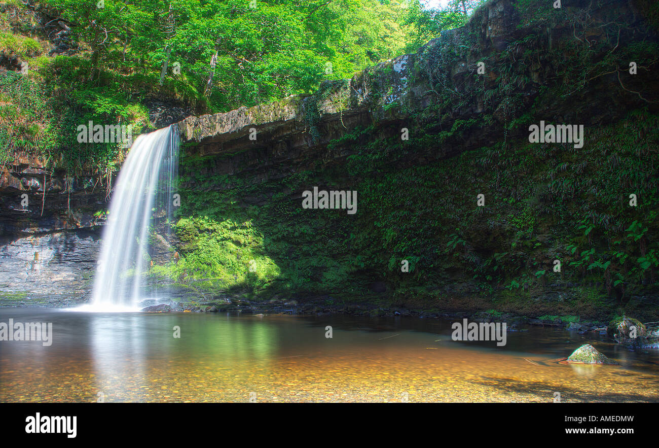 Lady falls in Brecon Beacons Stock Photo - Alamy