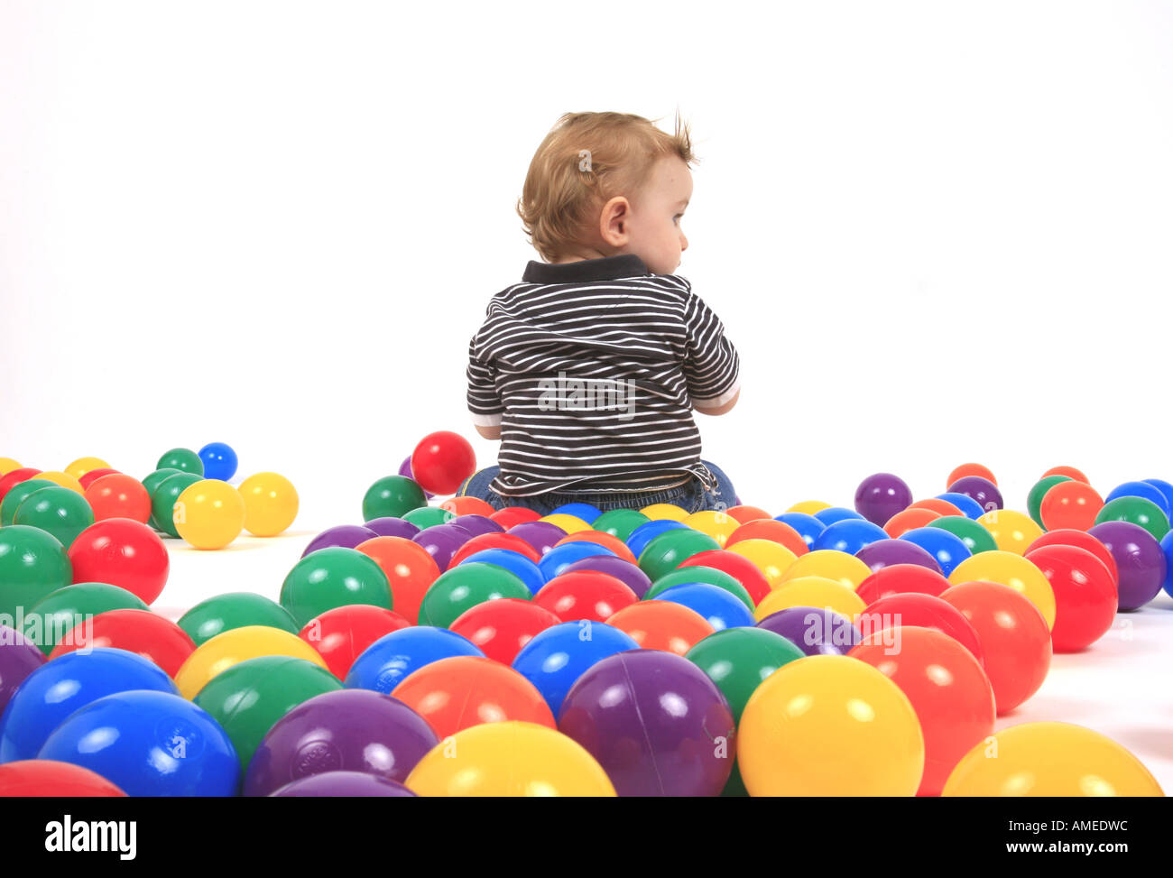 Toddlers playing balls hi-res stock photography and images - Alamy