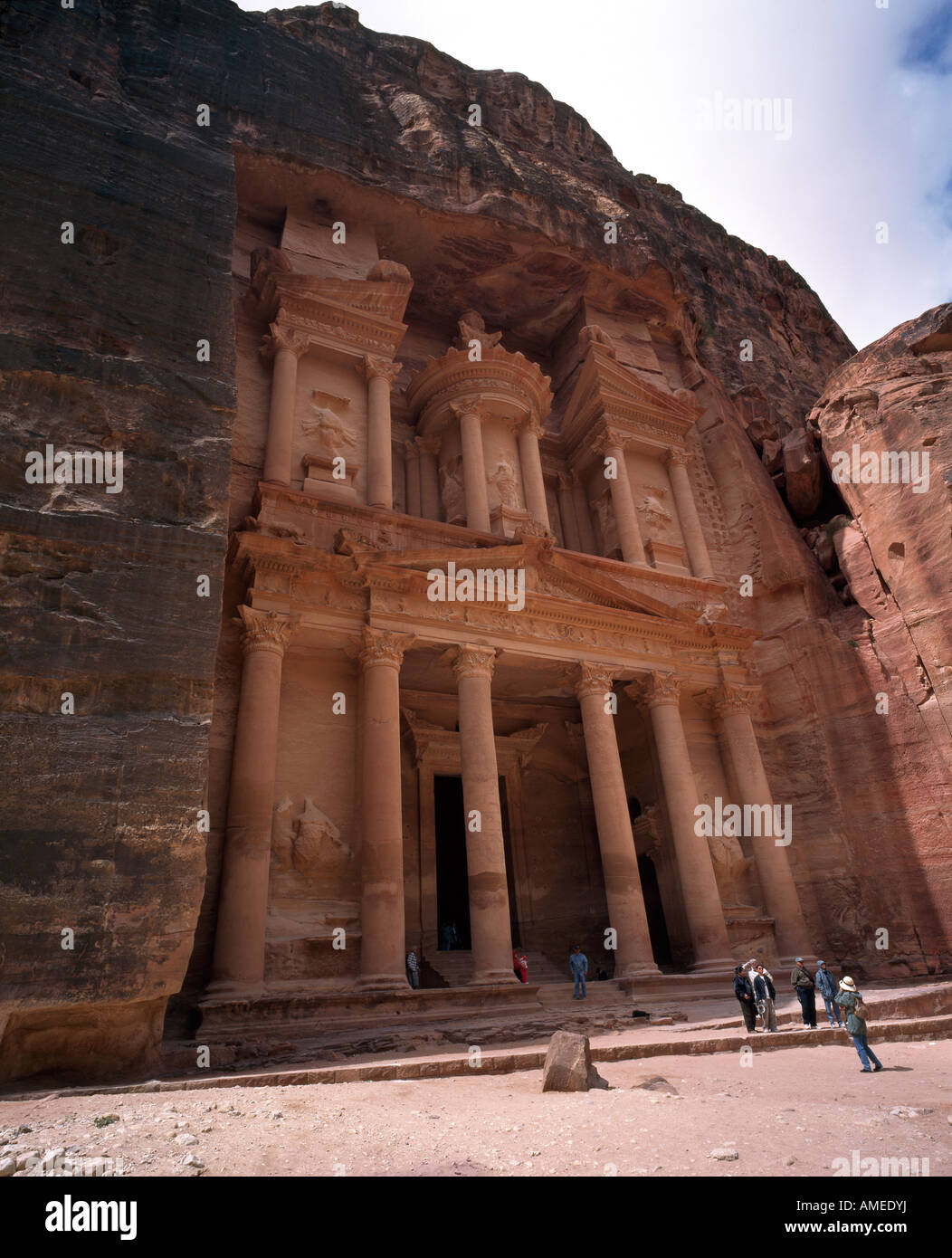 The Treasury, Petra, Jordan Stock Photo - Alamy