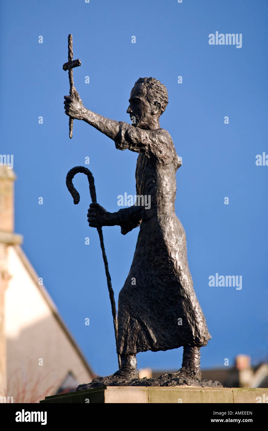 Norman Galbraith's sculpture of Saint Mirin patron saint of Paisley ...
