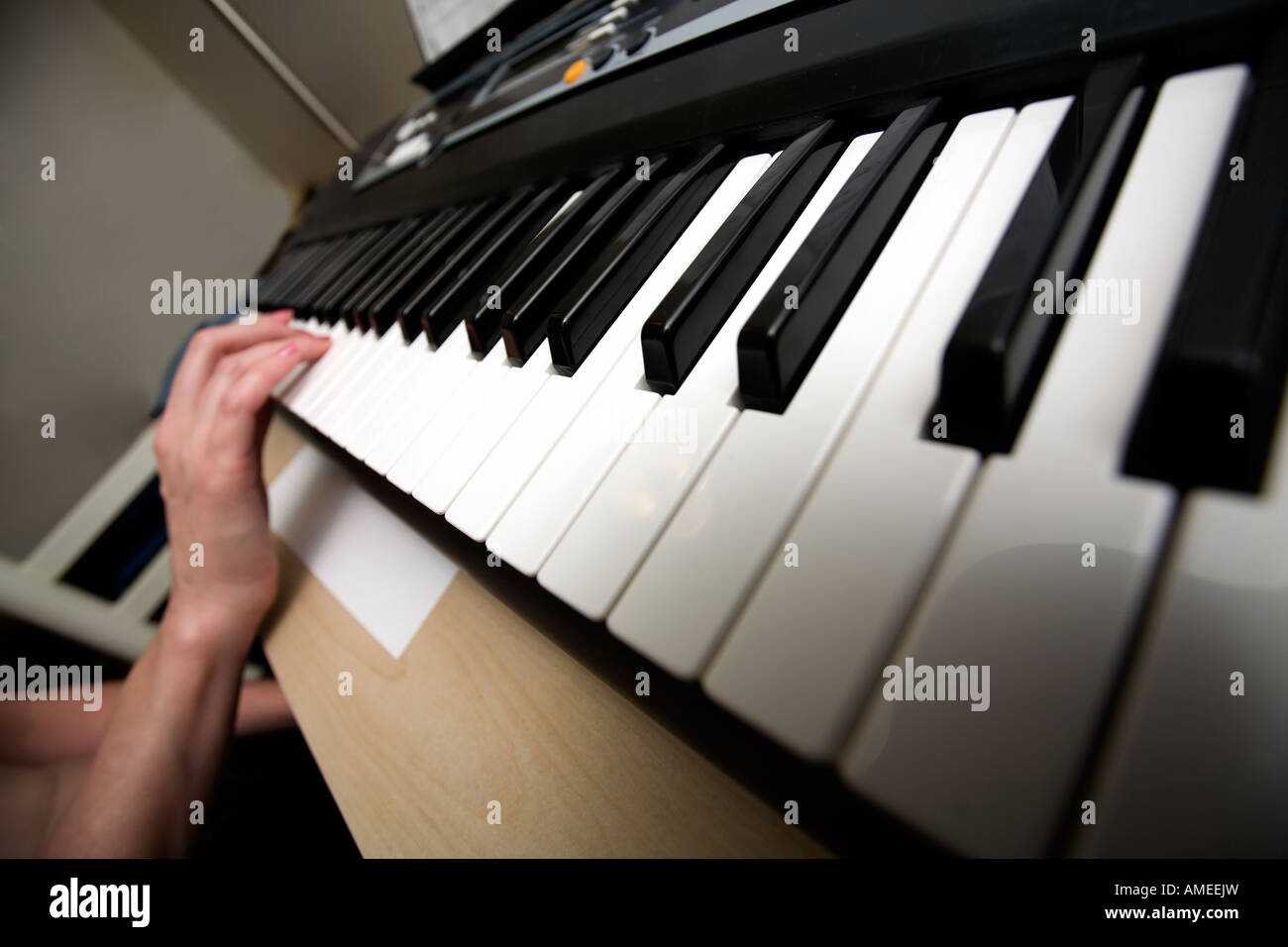 Piano lesson practice hi-res stock photography and images - Alamy