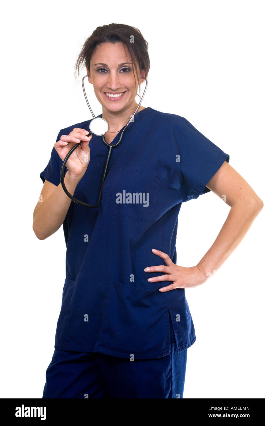 Hispanic nurse uniform hi-res stock photography and images - Alamy