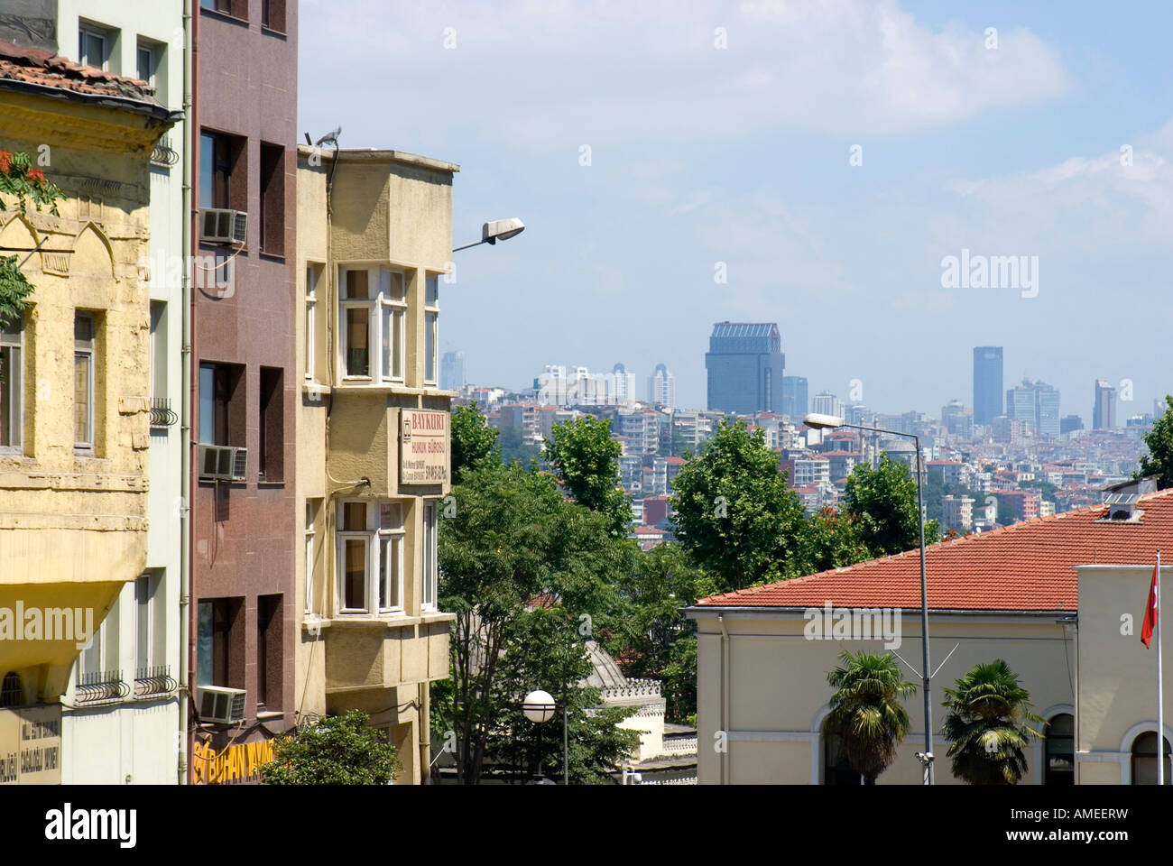 Residential apartment block flats istanbul hi-res stock photography and ...