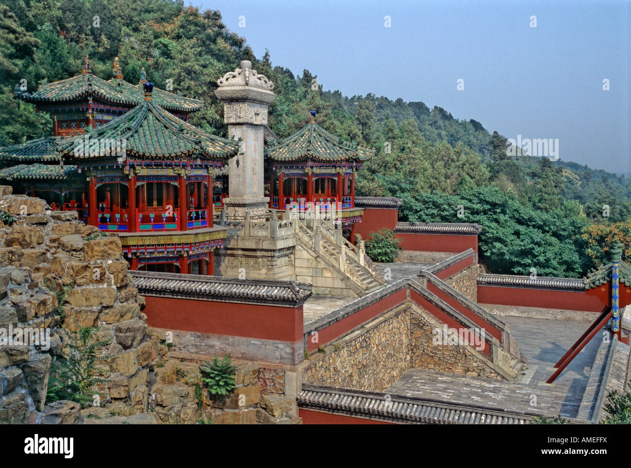 building in the summer palace complex Stock Photo - Alamy