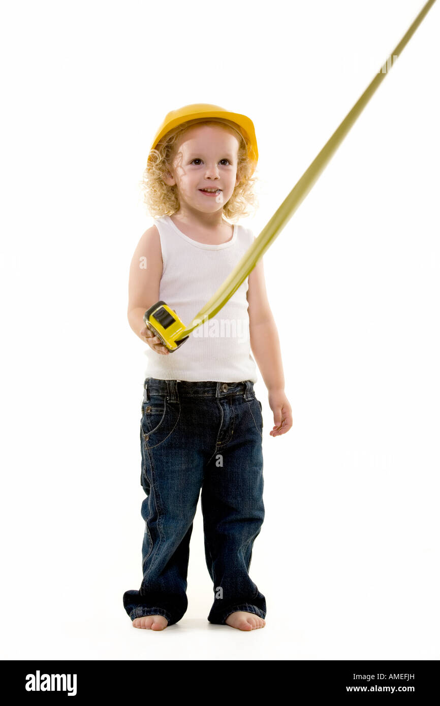 Little construction worker Stock Photo - Alamy