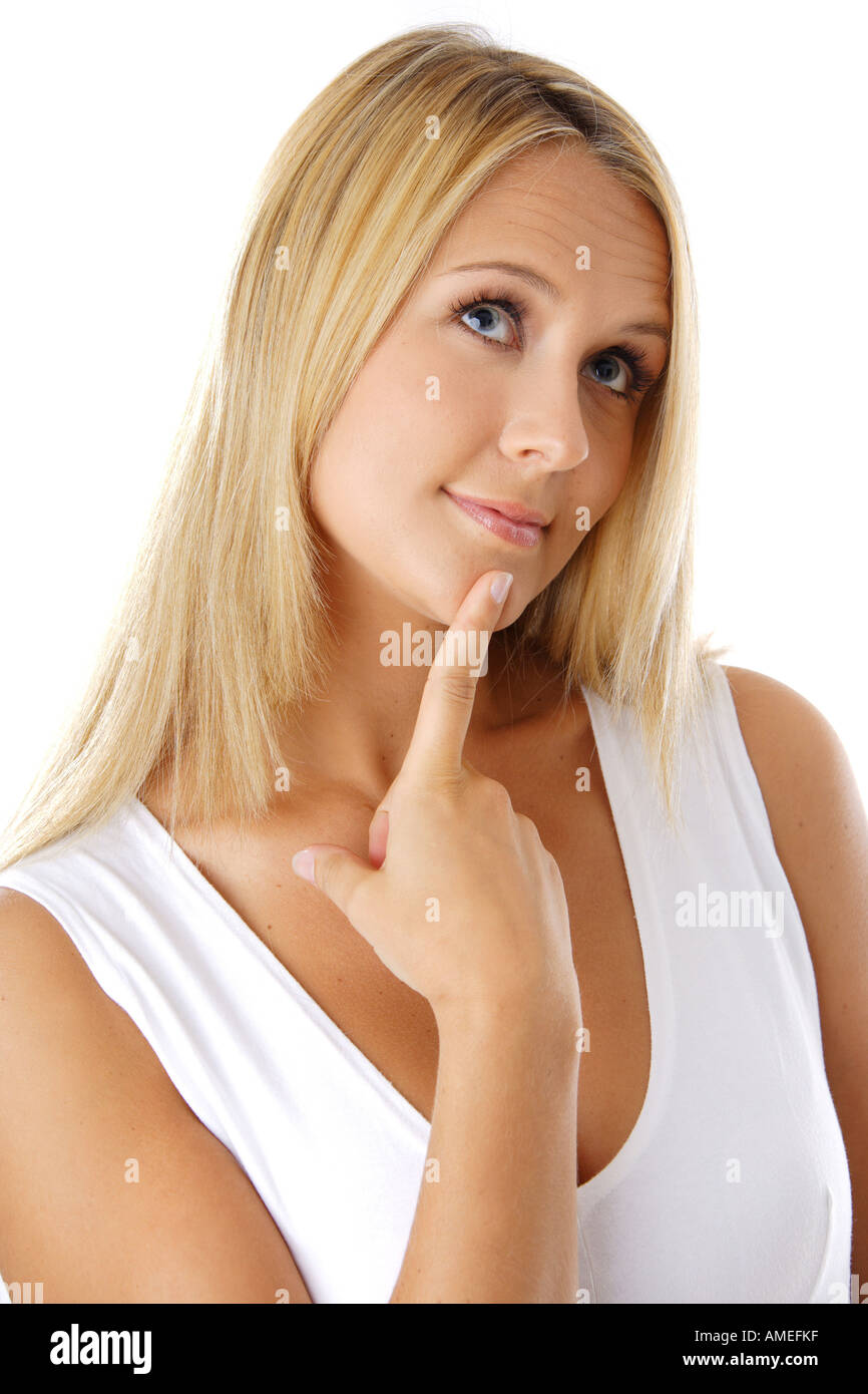 Catchy young woman hi-res stock photography and images - Alamy