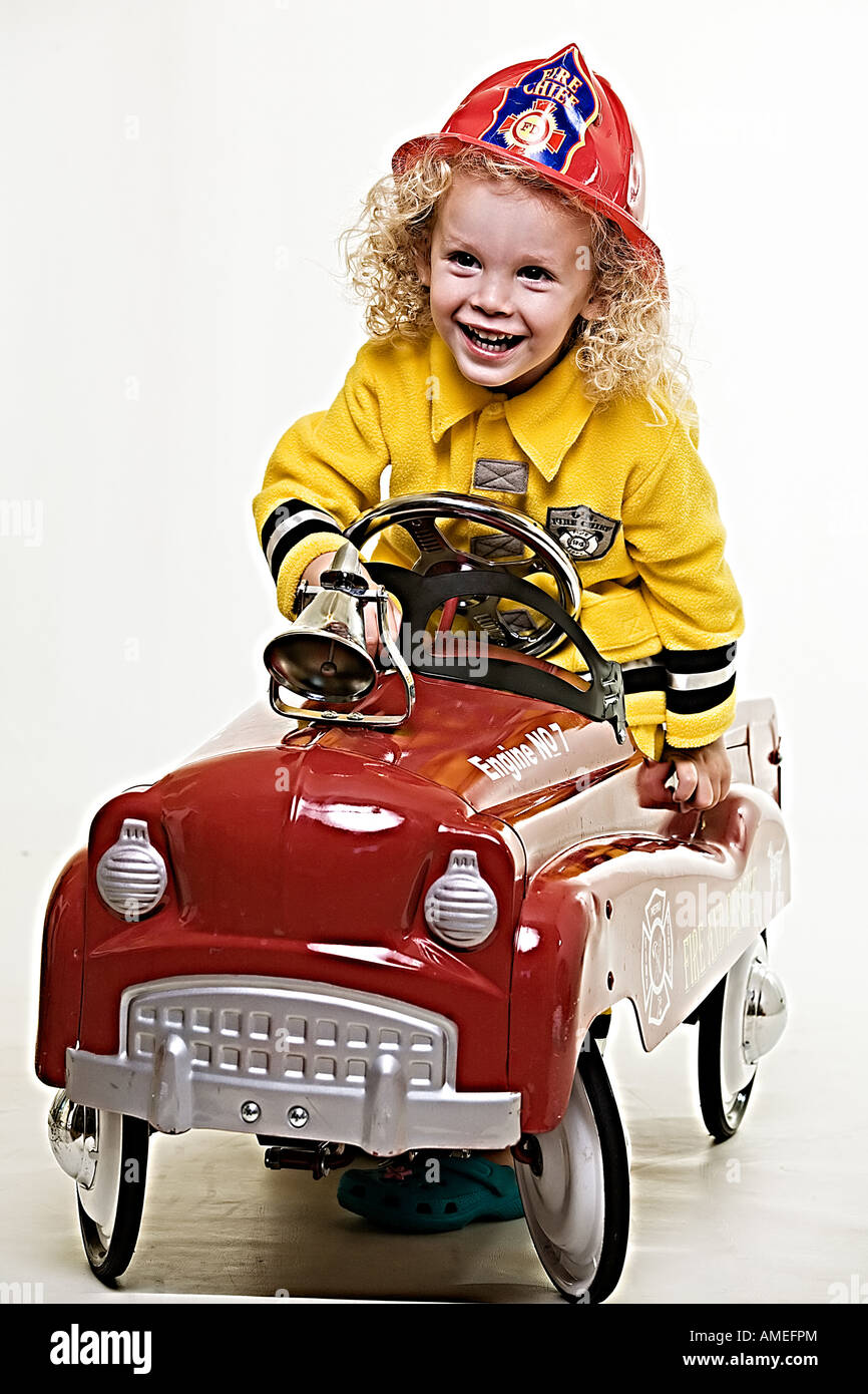 Little red fire truck hi-res stock photography and images - Alamy