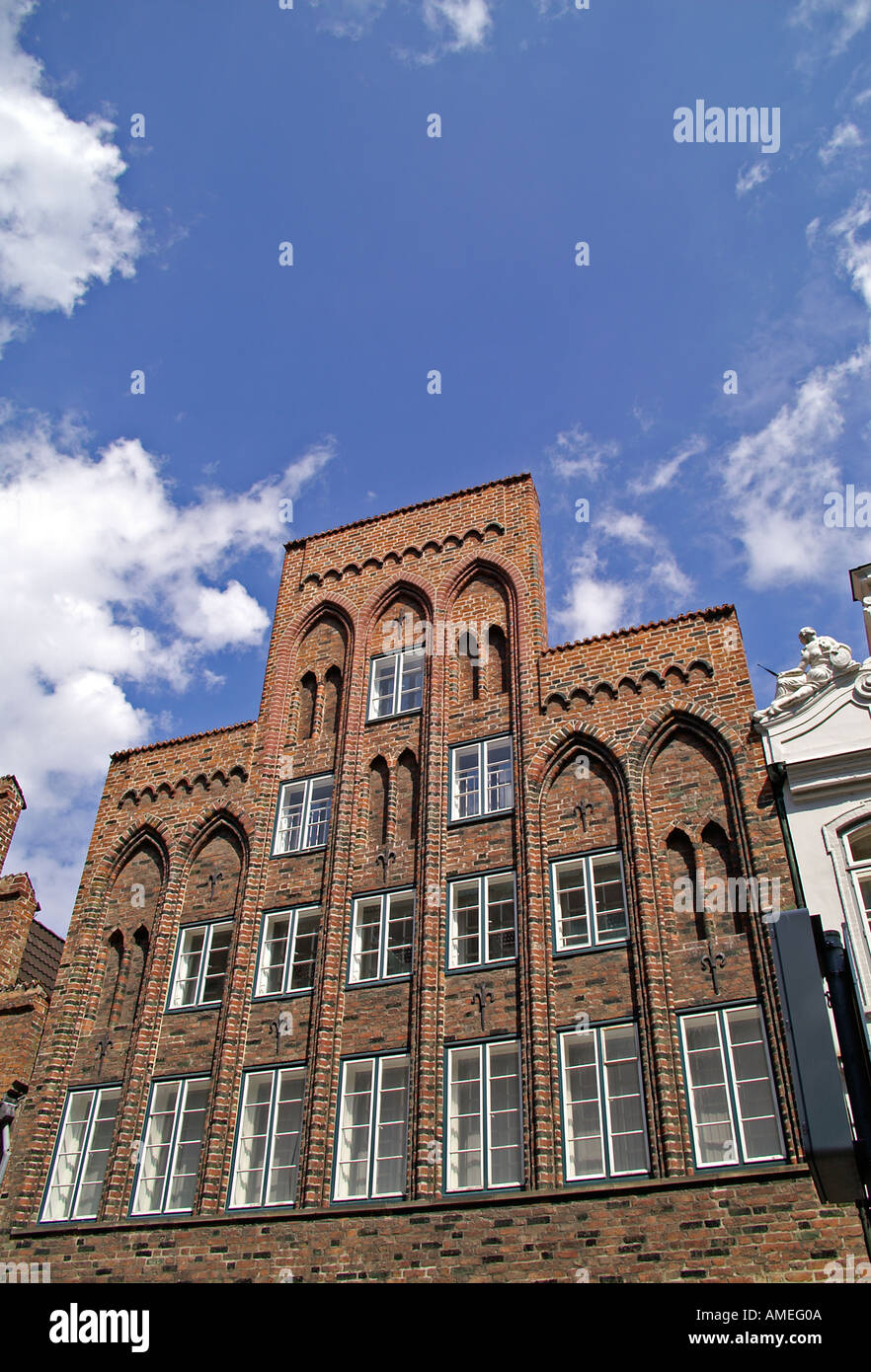 historic gable in Luebeck Stock Photo - Alamy