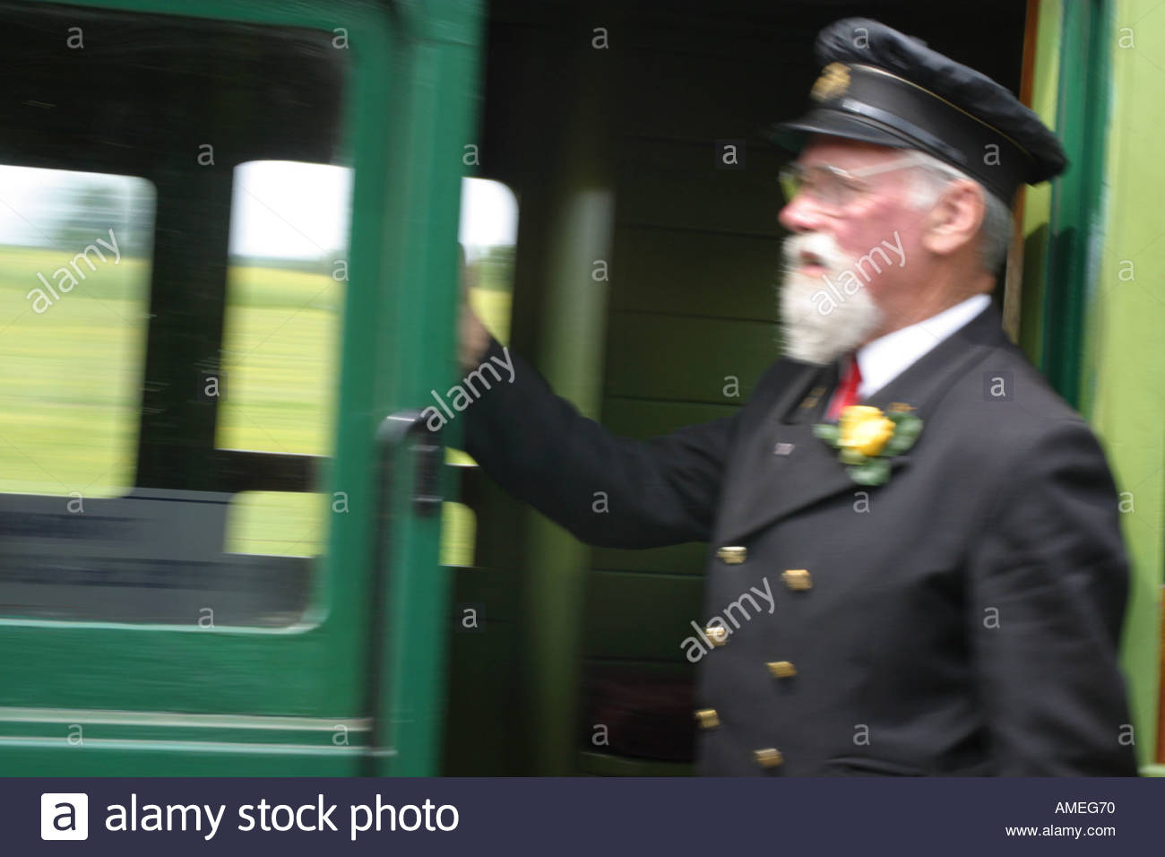 Train Guard Flag High Resolution Stock Photography and Images - Alamy