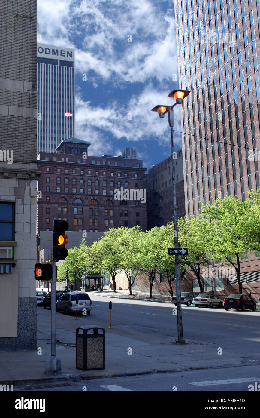 streetscape cityscape omaha nebraska Stock Photo - Alamy