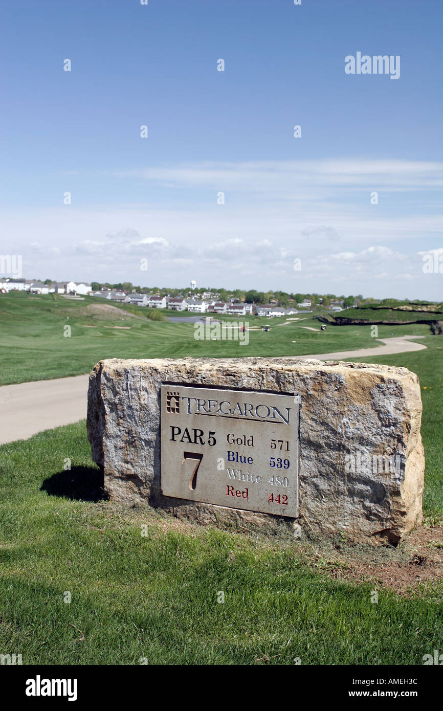 golf par hole 7 Stock Photo - Alamy