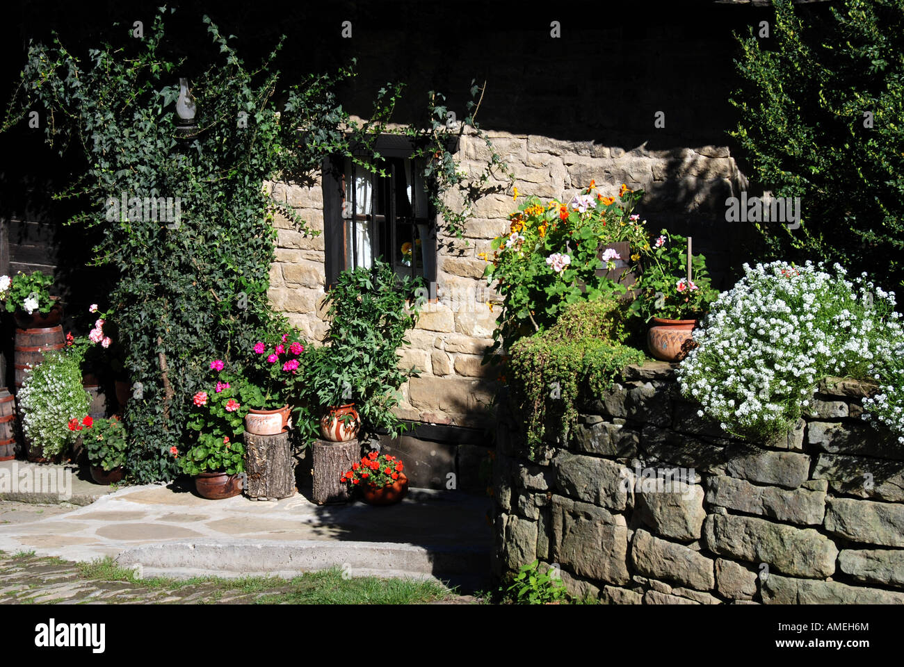 The Flower Inn Stock Photo - Alamy