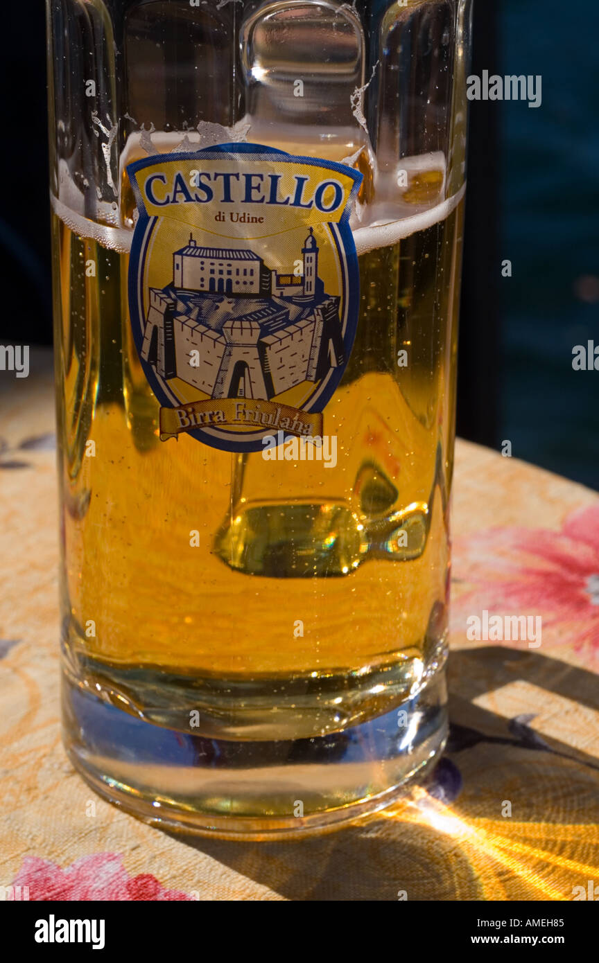 Castello Udine Italian beer Stock Photo - Alamy