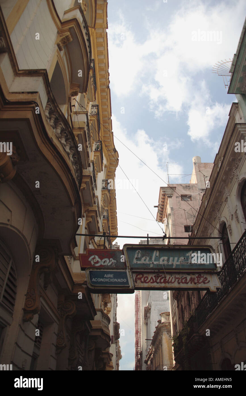 bar lafayette in habana Stock Photo - Alamy