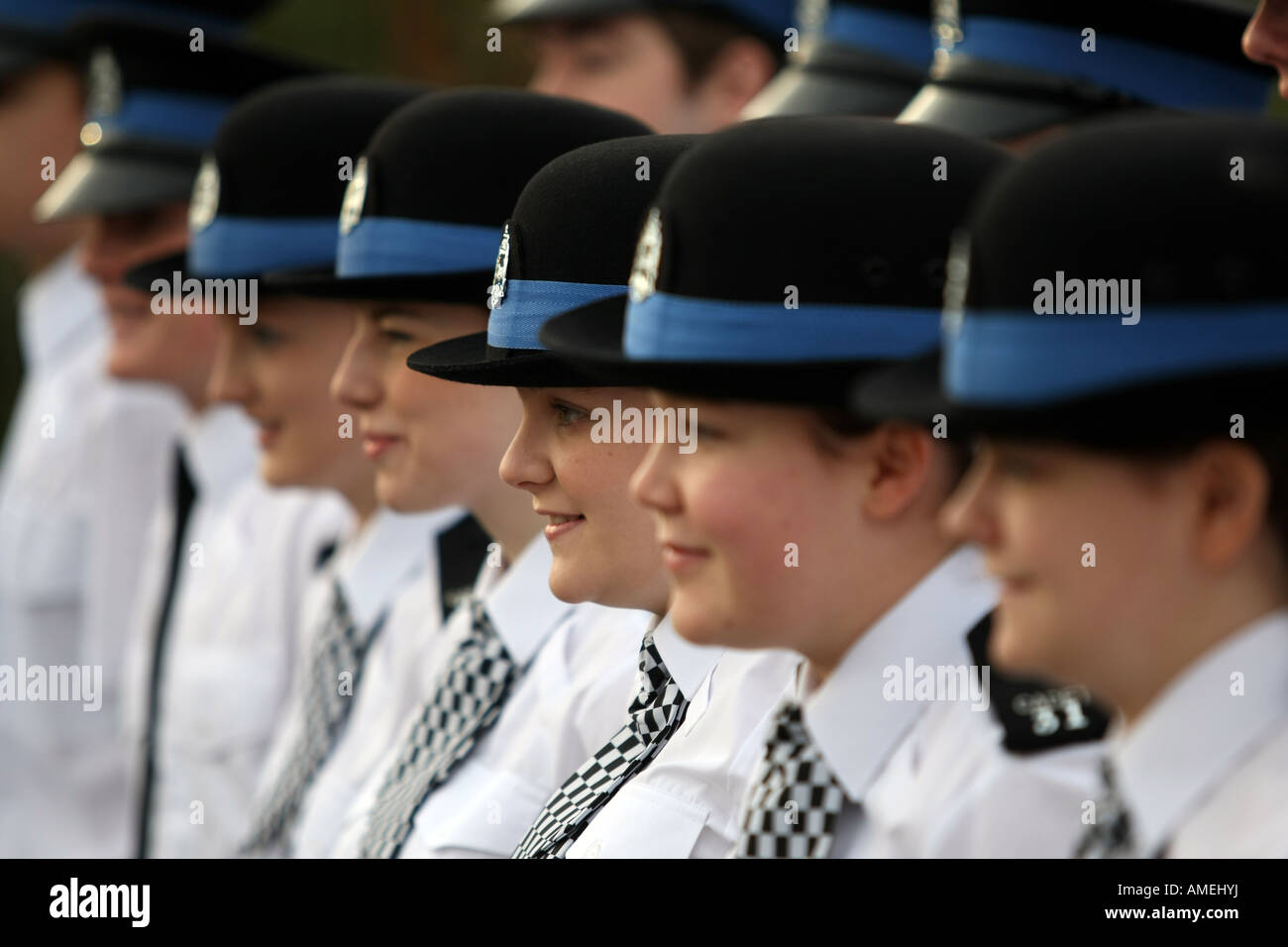 young male and female Police cadets from Grampian Police based in ...